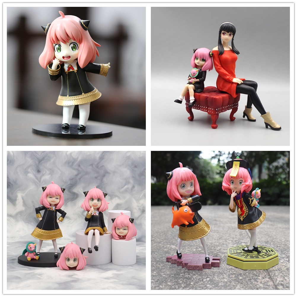 Anime Spy X Family Anya Action Figure Model Decoration Cute Doll ...