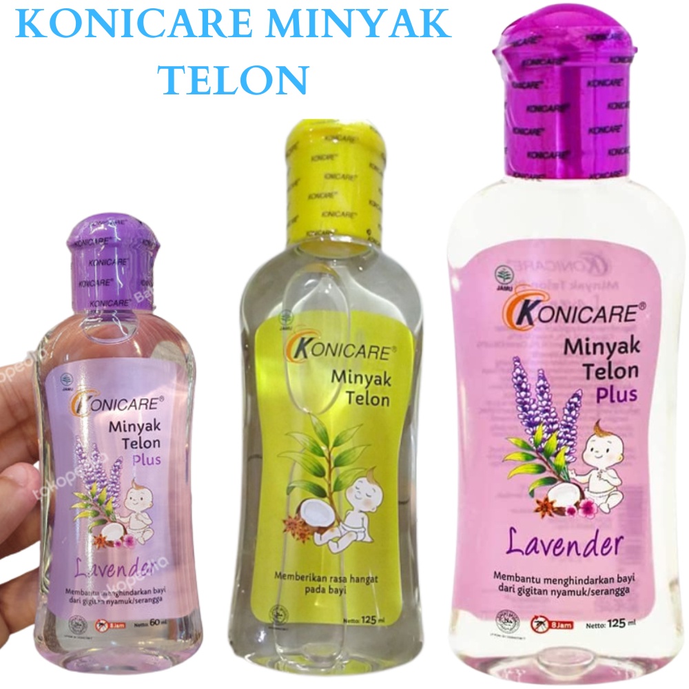 KONICARE TELON PLUS MINYAK TELON 60ML / 125ML / BODY MASSAGE OIL ...
