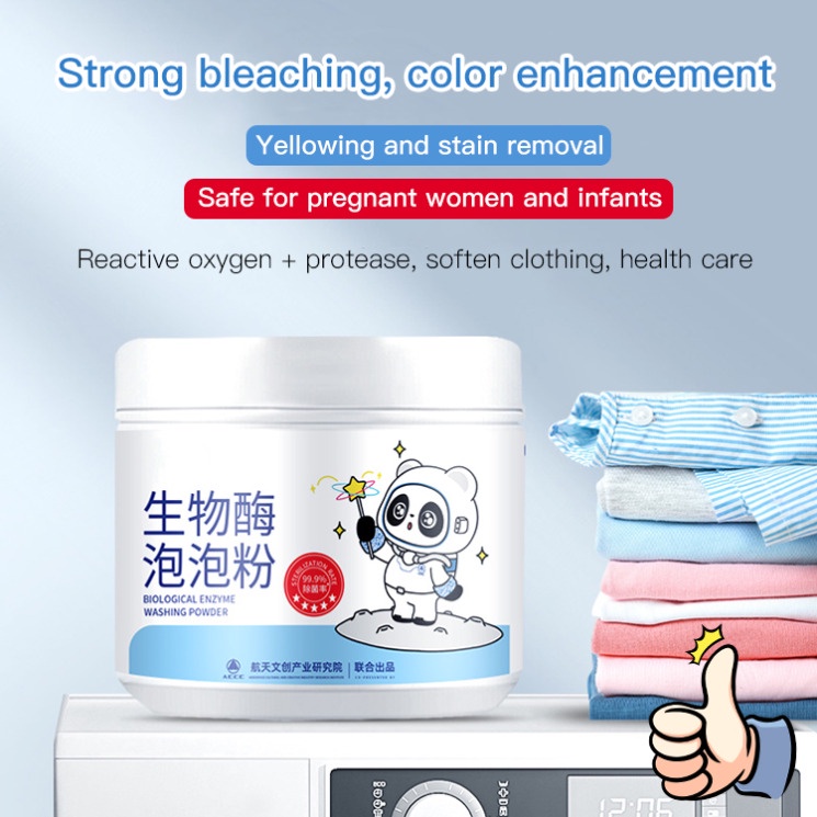 Biological enzyme washing powder Oxygen Bubble Powder for Hand and ...