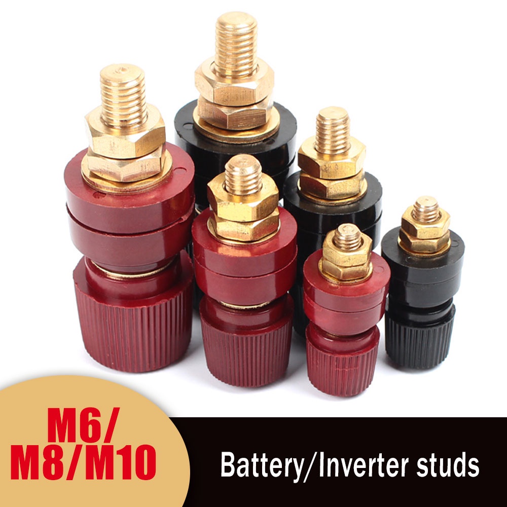 M6 M8 M10 Wire Binding Stud Screw Brass Stud Advanced Remote Battery ...