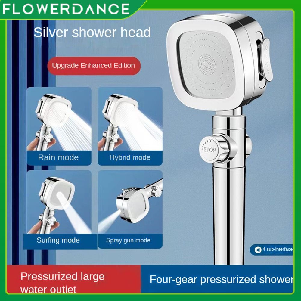 New Quartet Shower Five-speed Pressurized Shower With Water Filter ...