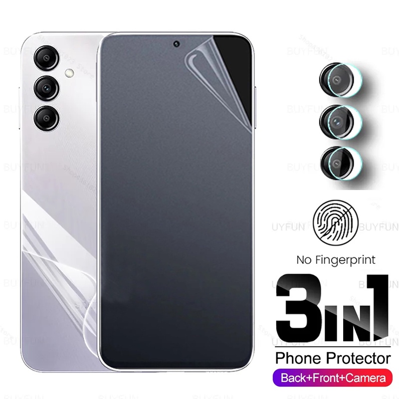 3in1 Frosted Matte Screen Protector For Samsung Galaxy A55 A35 A25 A15 A54 A34 A24 A14 4G 5G ...