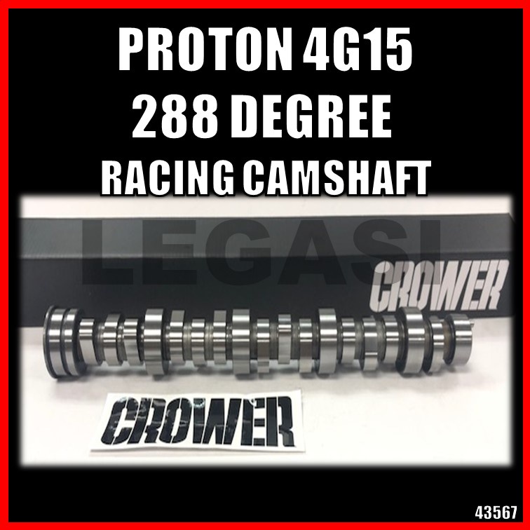 Proton Wira Satria Saga Iswara 4G15 4G13 CROWER Racing Camshaft 288 ...