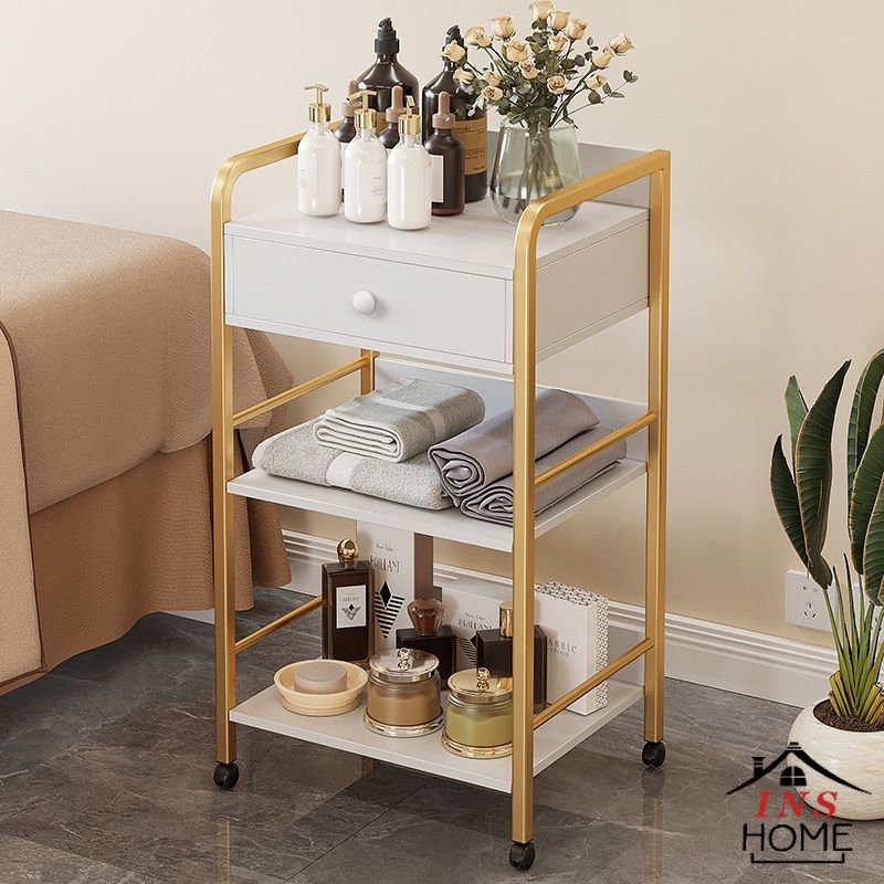 3 Layers Sofa Side Table Multifunctional Resistant Simple Mini Coffee ...