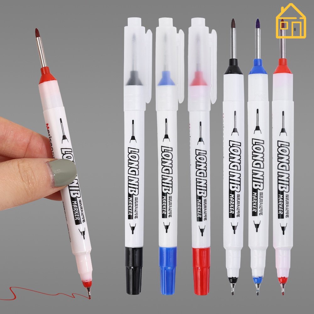 3 Colors Ink Wood Glass Deep Hole Marker/ Waterproof Multi-purpose ...