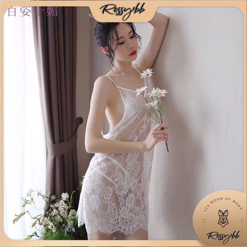 2pcs Set Transparent Sexy Sleepwear 2件式透明性感睡衣 [Q258] | Shopee Malaysia
