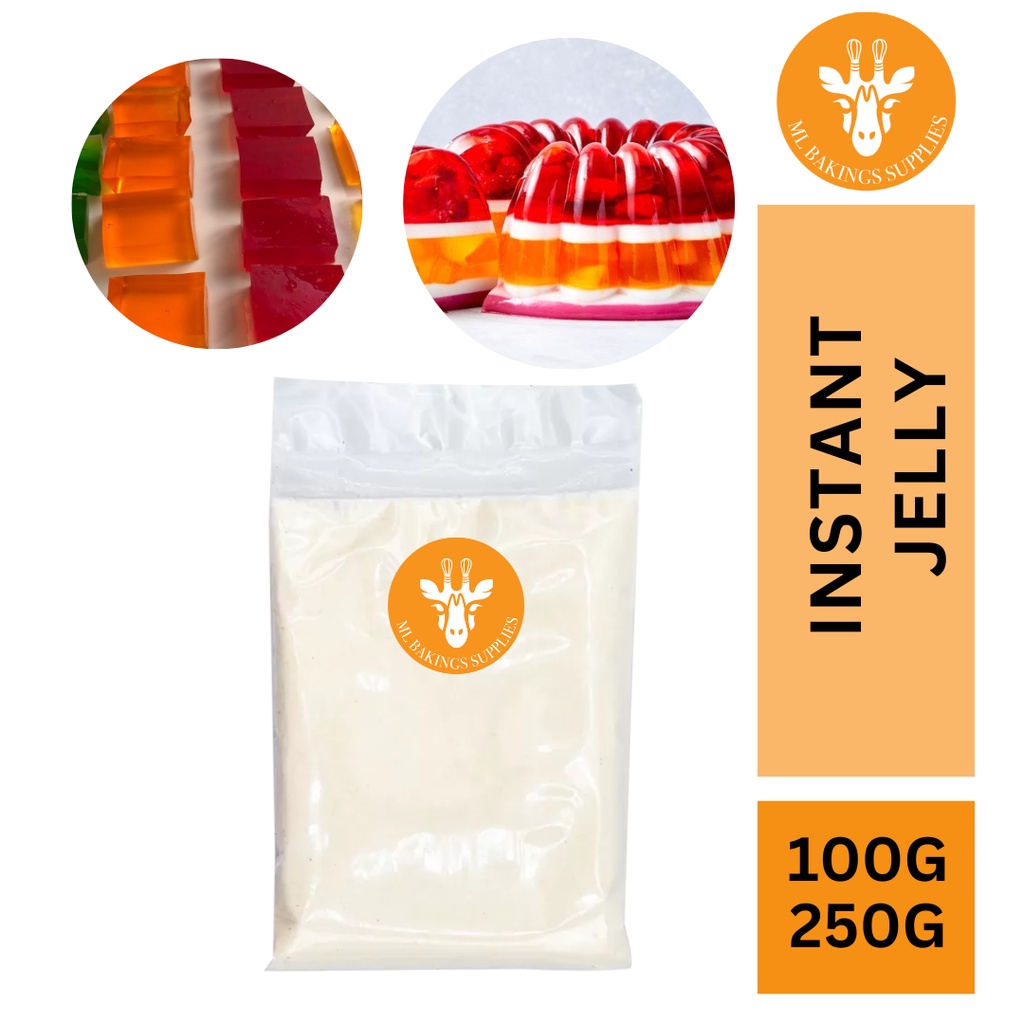 [READY STOCK] Instant Jelly Powder 即溶果冻粉 100g 250g Repacked | Shopee ...