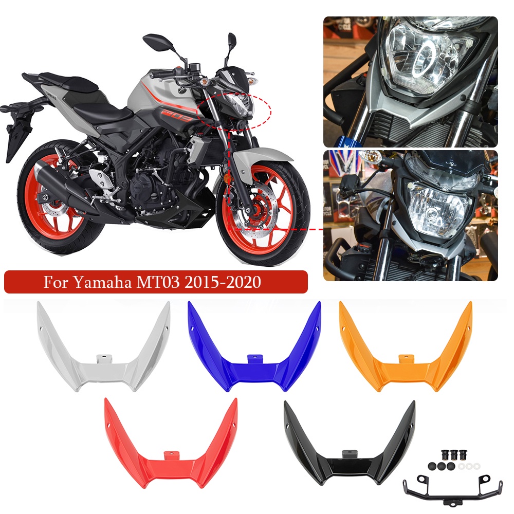 Motorcycle Front Cowl Upper Headlight Fairing Stay Bracket Cover For ...