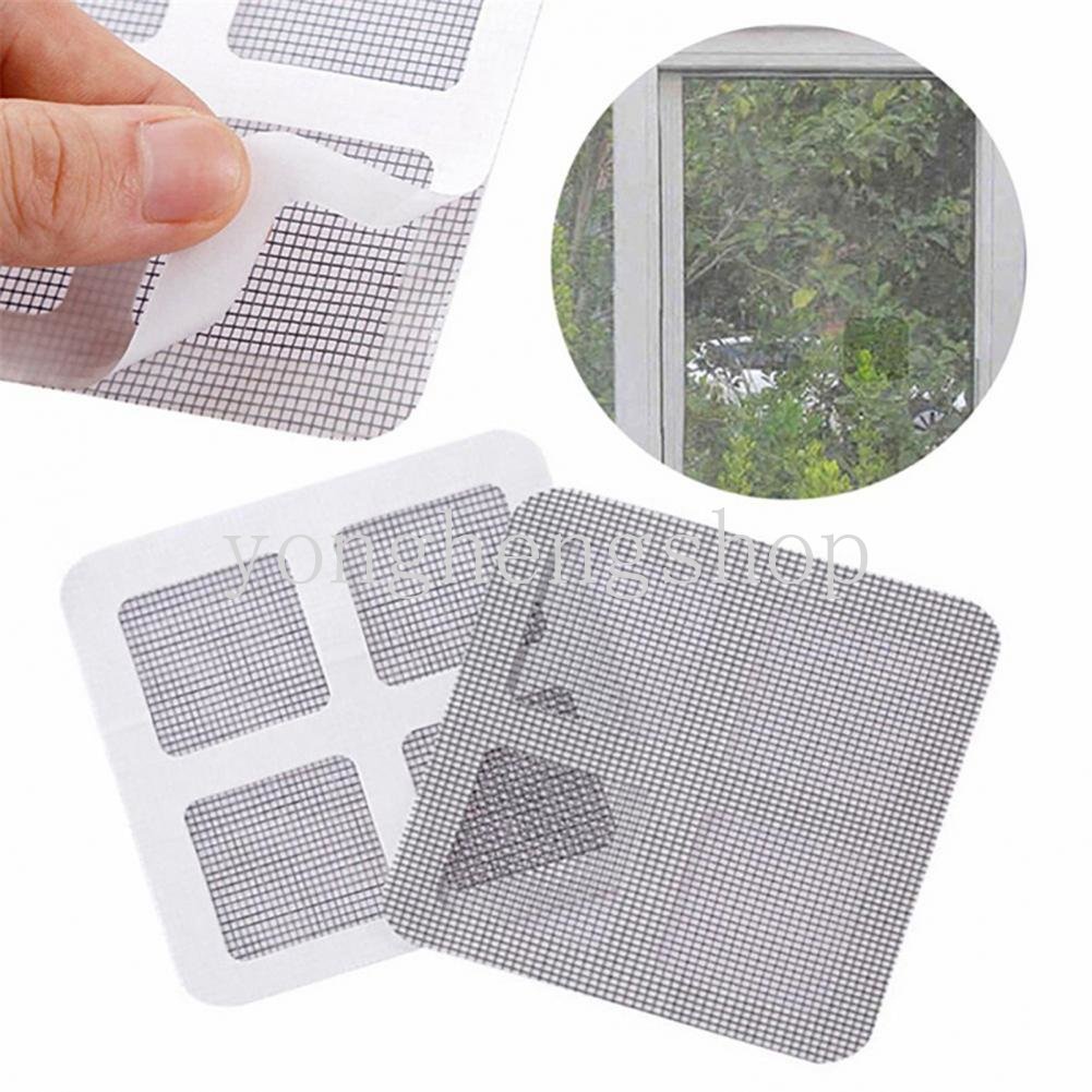 3pcs/set 10cm*10cm Mesh Screen Window Repairing Sticker Anti-Insect Fly ...
