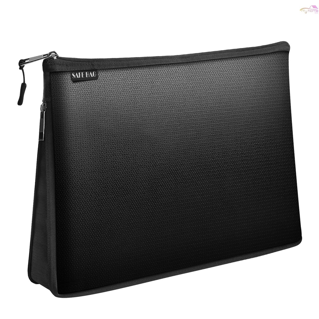 Fireproof Safe Money Bag Fire and Water Resistant Expandable Document ...