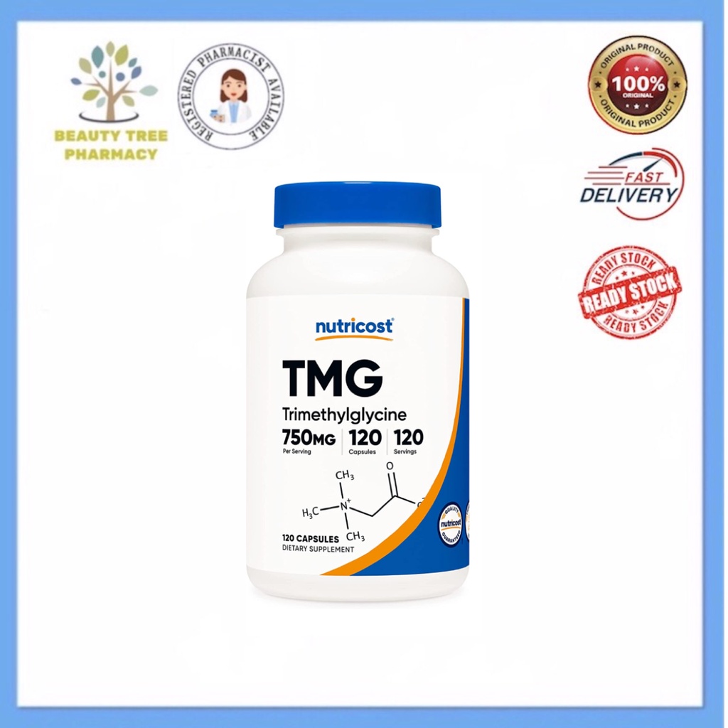 Nutricost TMG 750mg 120 Capsules | Shopee Malaysia