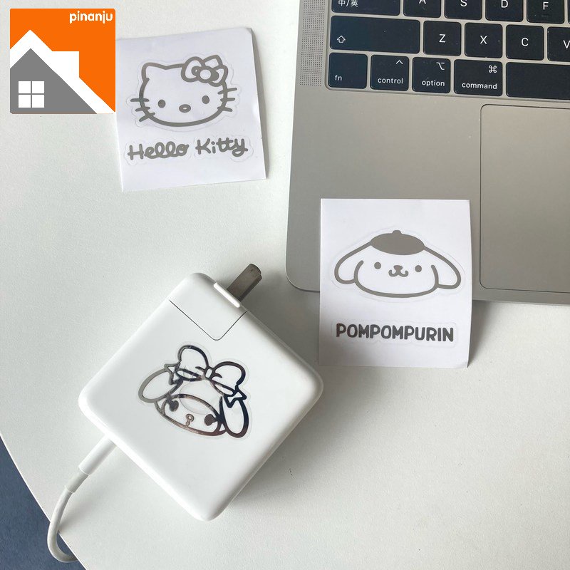 Ins Simple Sticker PVC Transparent Dog Pattern Stickers Cartoon Cute ...