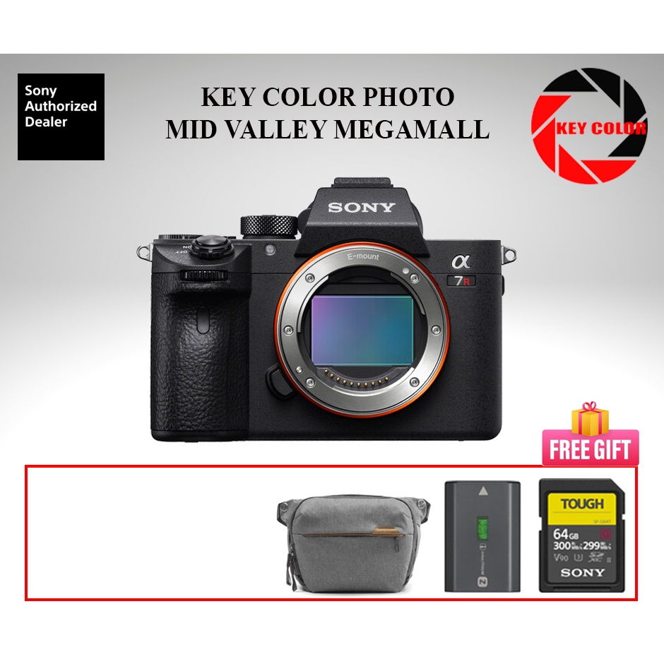 Sony A7RM4A A7RM4 A7R (Body) + Sony 64GB Tough UHS-II + Extra Original battery + Peak Design Bag ...