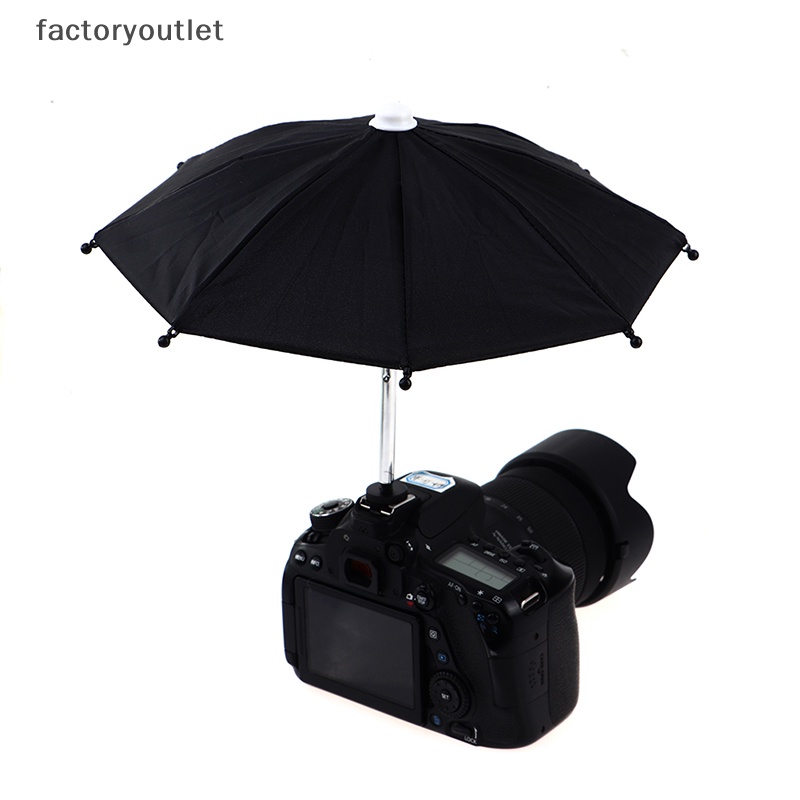 FCMY Black Dslr Camera Umbrella Sunshade Rainy Holder For General ...