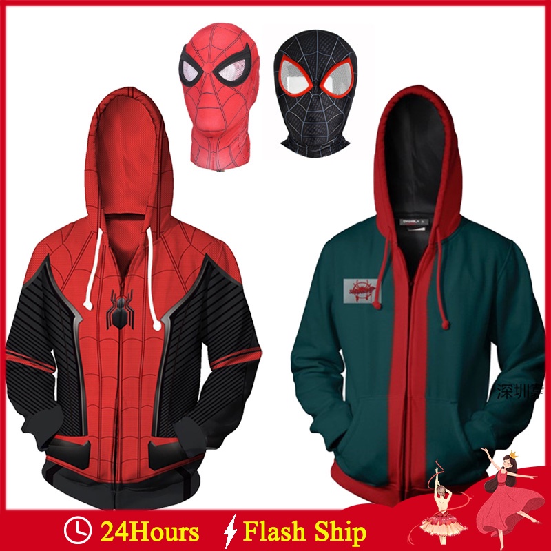 Spiderman Costume For Men Spider Man Jacket For Women Adult Spiderman ...