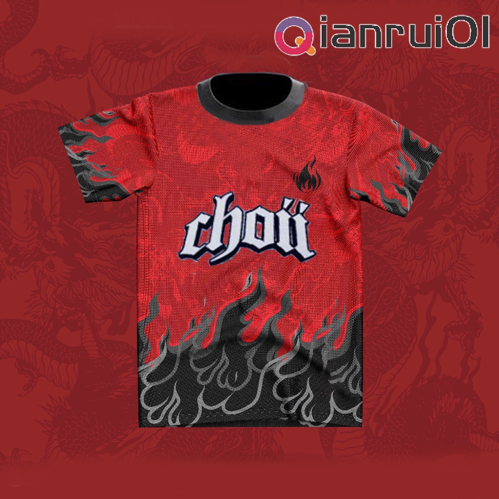 (Qianrui02) Oversized Retro Streetwear Jersey - EDISI ELEMENT (API ...