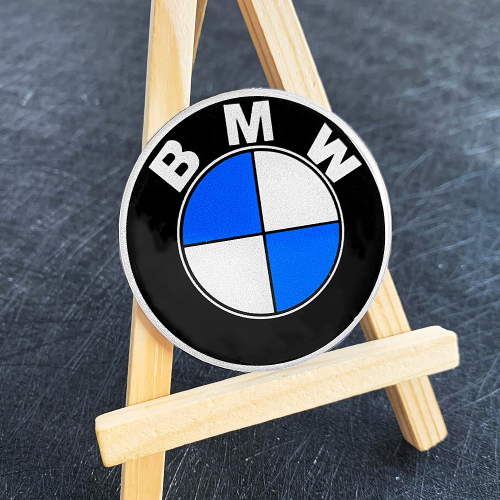 BMW 50th Anniversary Edition Logo Reflective 3D Gel Sticker Car Front ...