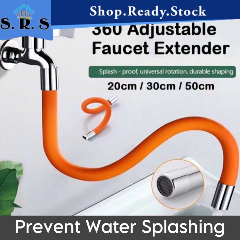 SRS_ Universal Interface Faucet extender 360 Degree Water Tap Extension ...