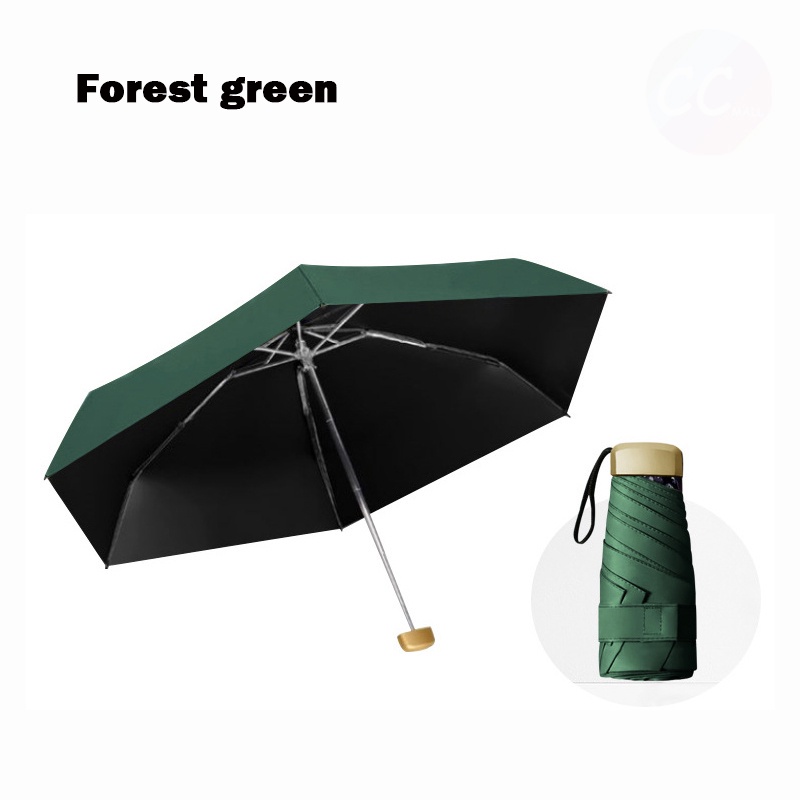 Mini Umbrella Pocket Anti-UV Waterproof Portable Travel Umbrella Small ...