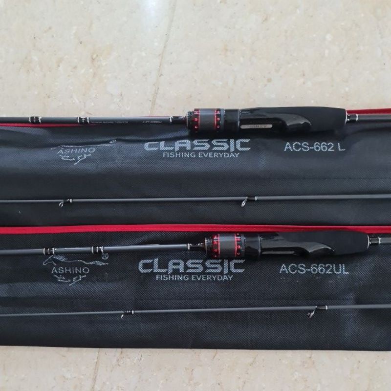 ASHINO SPINNING ROD CLASSIC ACS-662UL/ACS-662L (Made in Thailand ...