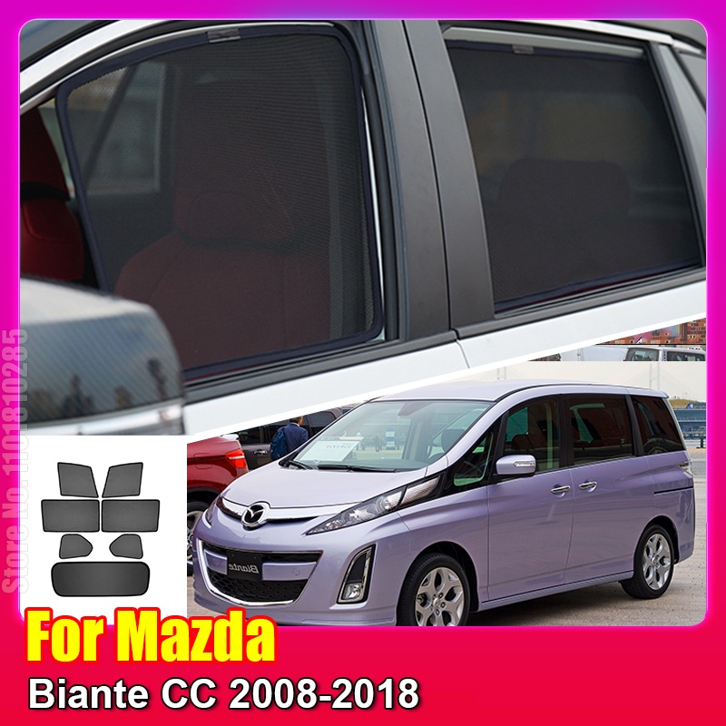For Mazda Biante CC 2008-2018 Car Window SunShade Shield Front Windshield Rear Side Curtain Sun ...
