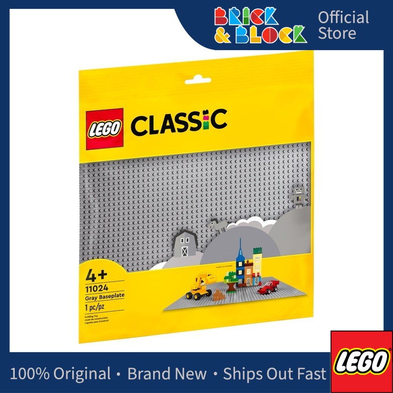 LEGO 11024 Gray Baseplate | LEGO Classic | Shopee Malaysia