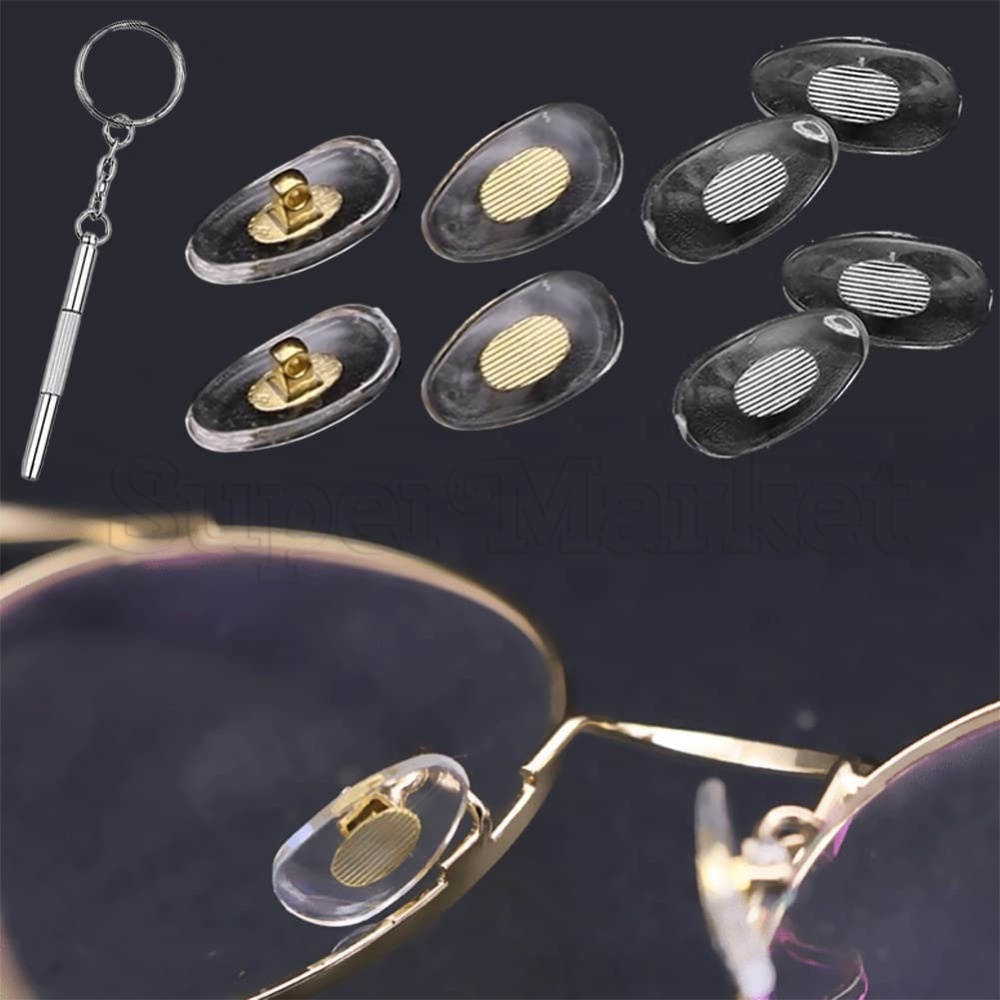[ Featured ] Fashion Nosepiece With Metal Core Mini Oval Silicone ...