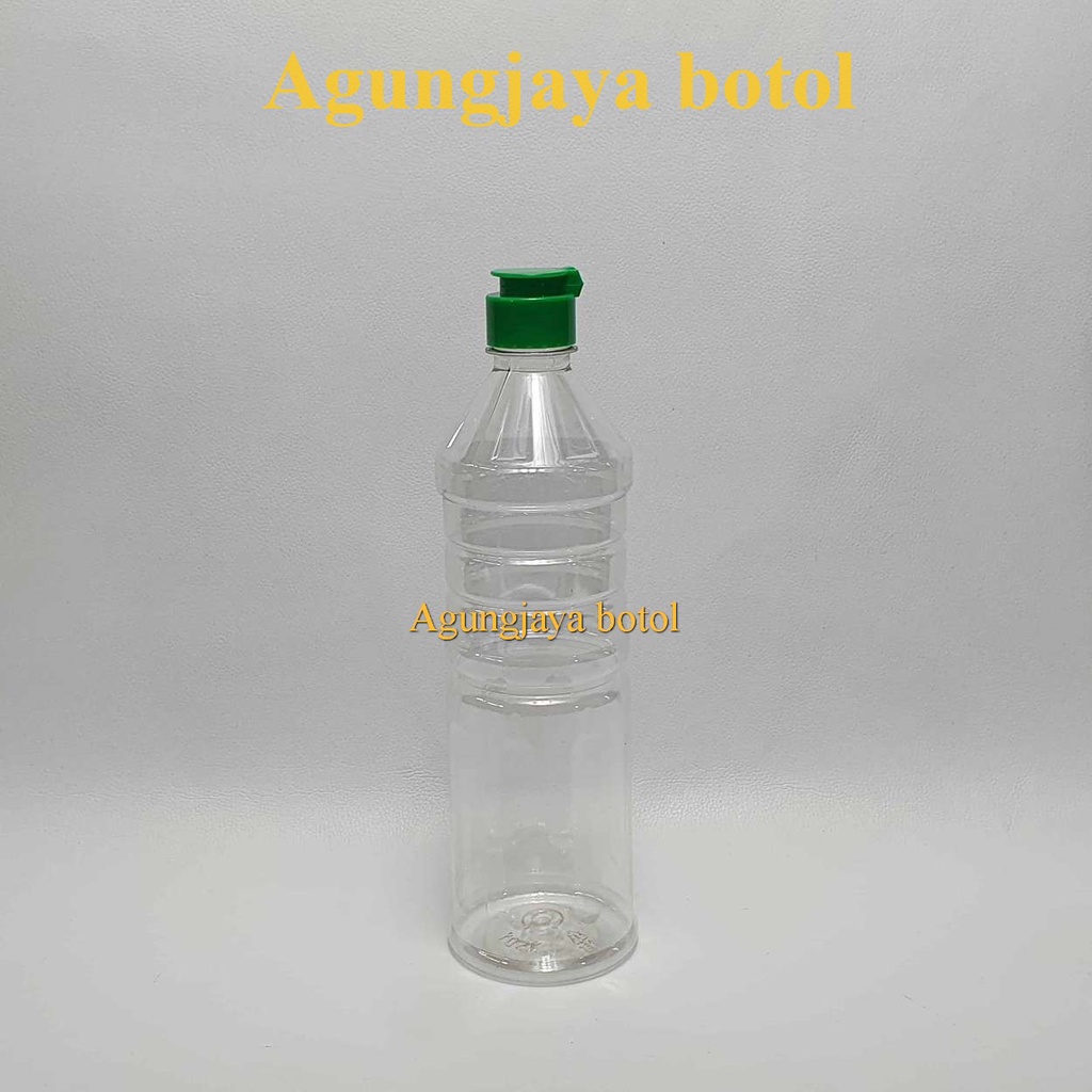 Pet Bottle 900 Ml Round Cooking Oil Mushroom Fliptop Cap / Plastic ...