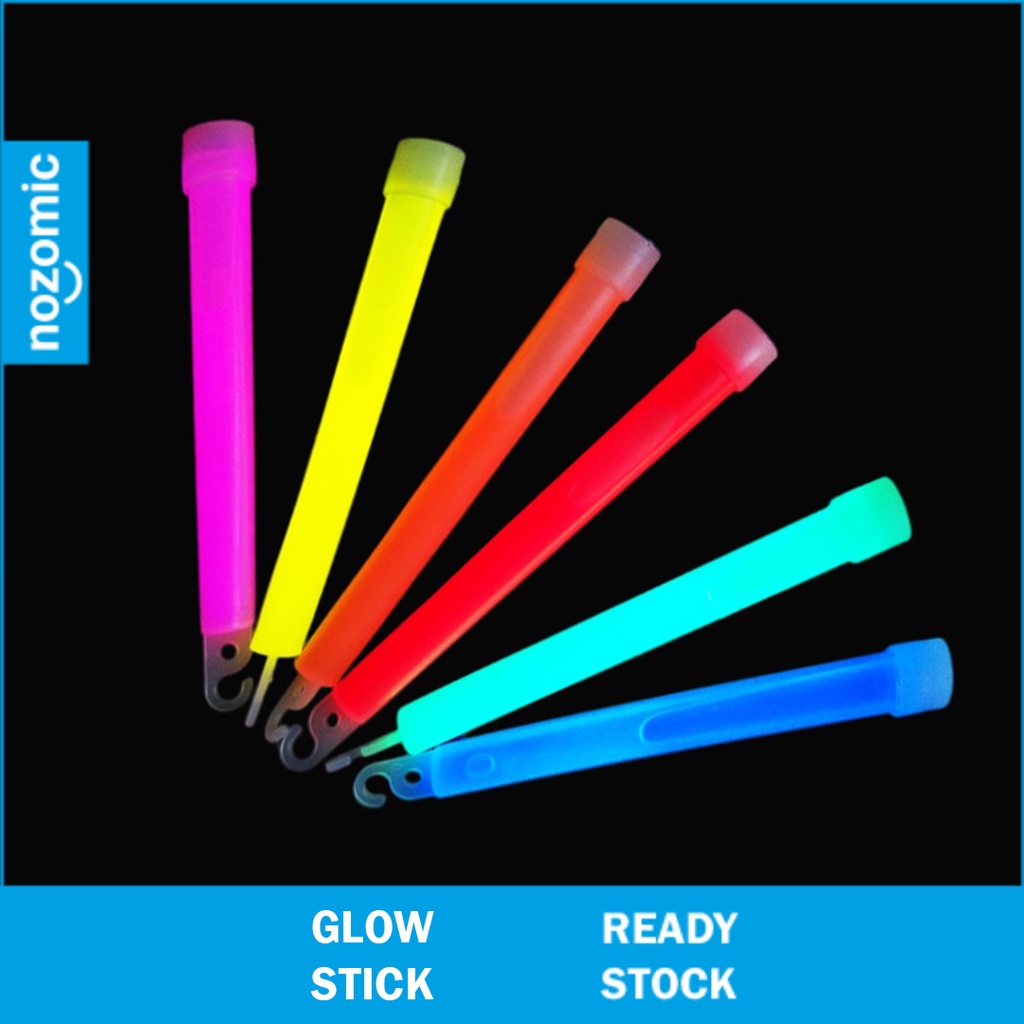 Glow Stick 6 Inch Fluorescent Neon Stick Glow Light Stick Party Camping ...