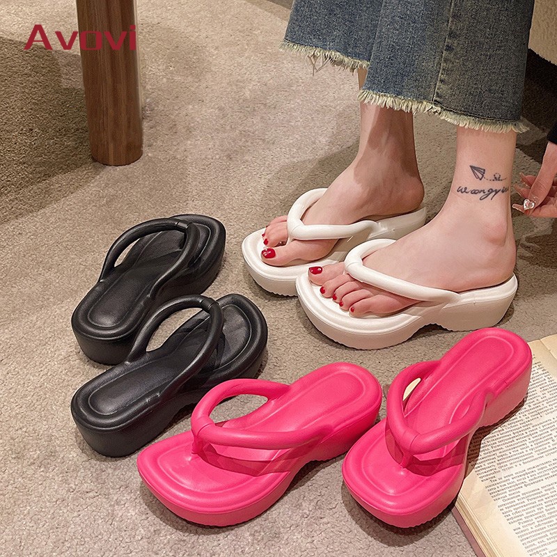 Avovi Women Fashion Flip Flops Summer Outdoor Beach Melissa Shoes ...