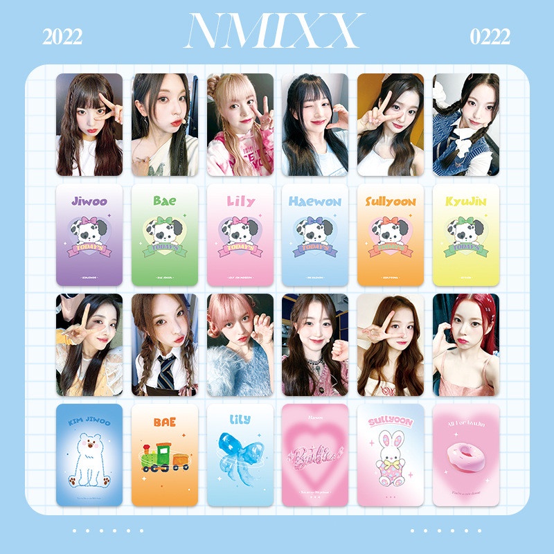 6pcs/set NMIXX A MIDSUMMER NMIXX'S DREAM Photocards EXPERGO Lomo Cards ...