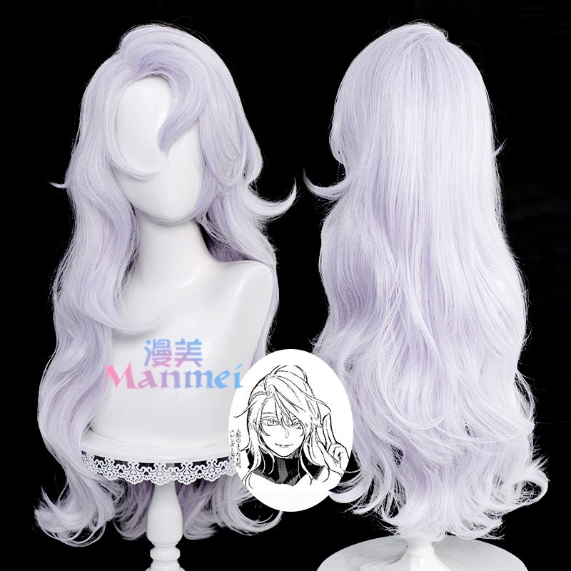 Jecarden Female Gojo Satoru Wig Jujutsu Kaisen Cosplay Unisex 70cm Long ...