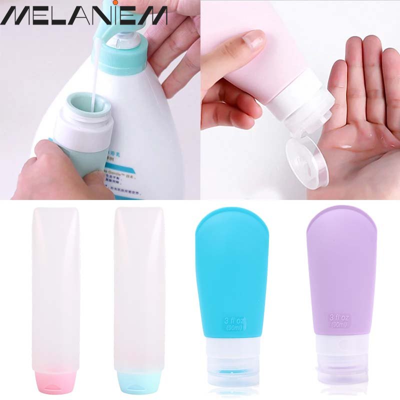 Silicone Squeeze Tube Travel Packing Press Refillable Bottle 1Pc Empty ...