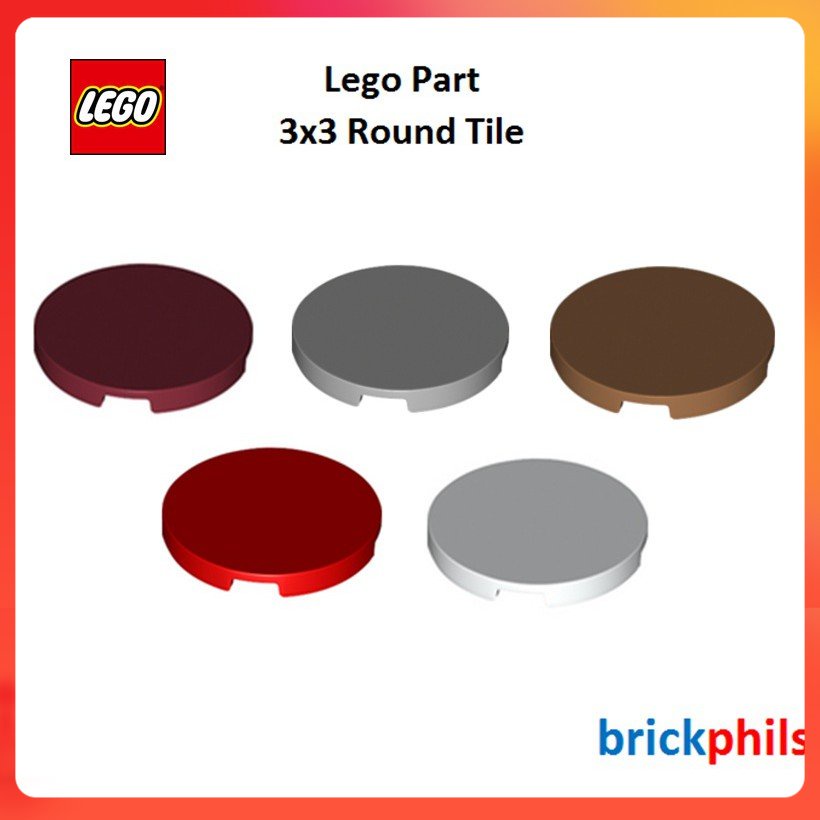 Lego Part 67095 - 3x3 Round Tile | Shopee Malaysia