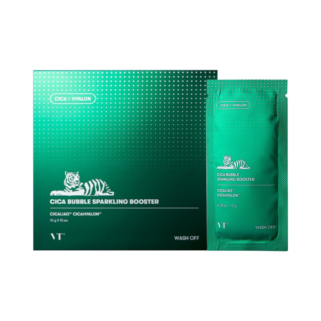 VT COSMETICS Cica Bubble Sparkling Booster Bubble Cleanser 10g x 10ea ...