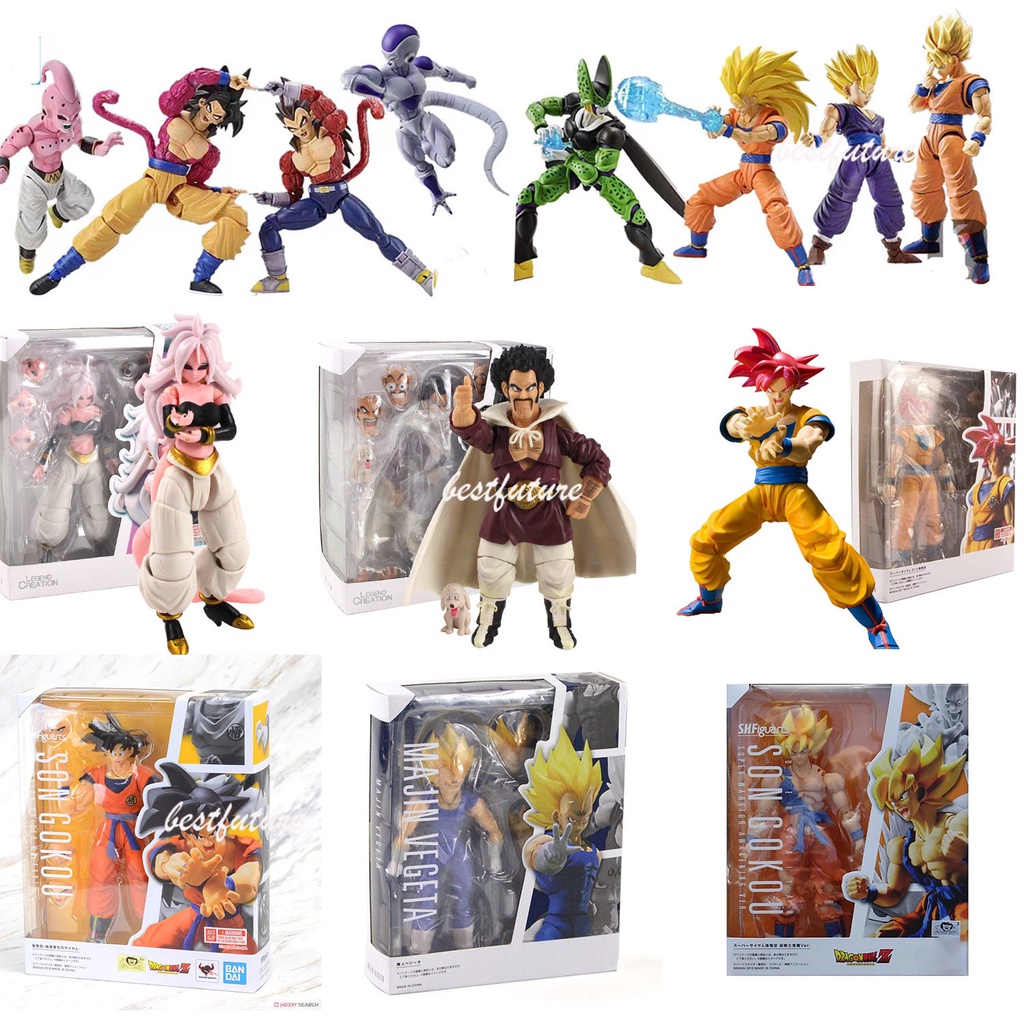 Anime Dragon Ball Z Articulado SHF Goku Vegeta Super Saiyan Ssj4 Action ...