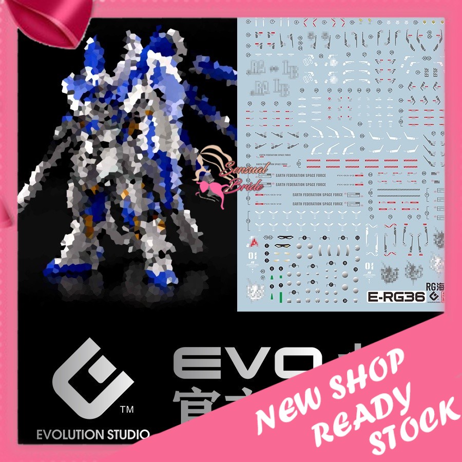 RG RX-93-V2 HI NU HI-V EVOLUTION MONSTER DECAL | Shopee Malaysia