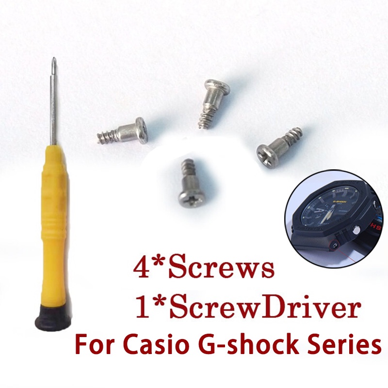 Watch Accessories Watch Screw for Casio DW-5600/DW-5030 GA-2100 G-Shock ...