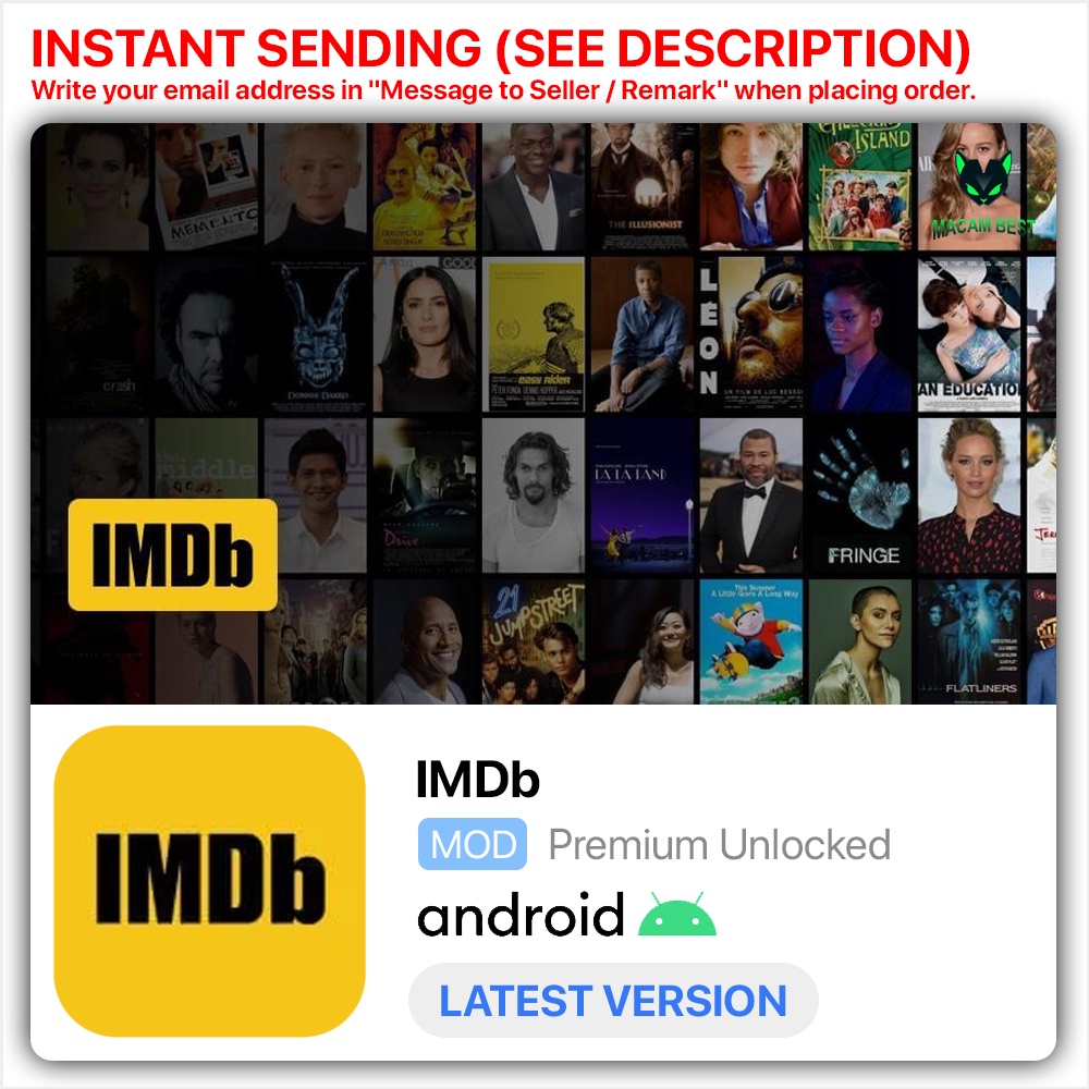 JGD [INSTANT SEND] IMDb Latest 2023 Lifetime Premium | Android APP ...