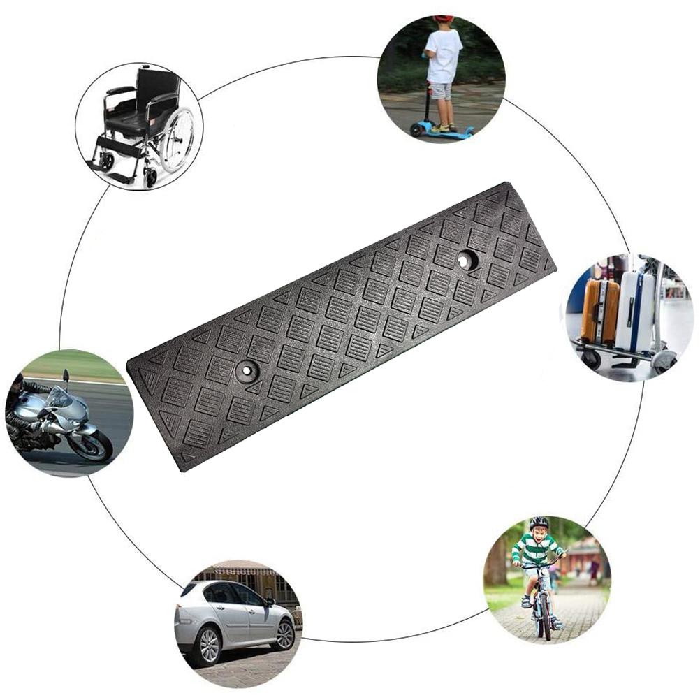 TIM Random Color Auto Car Threshold Ramp Plastic Portable Curb Ramp ...