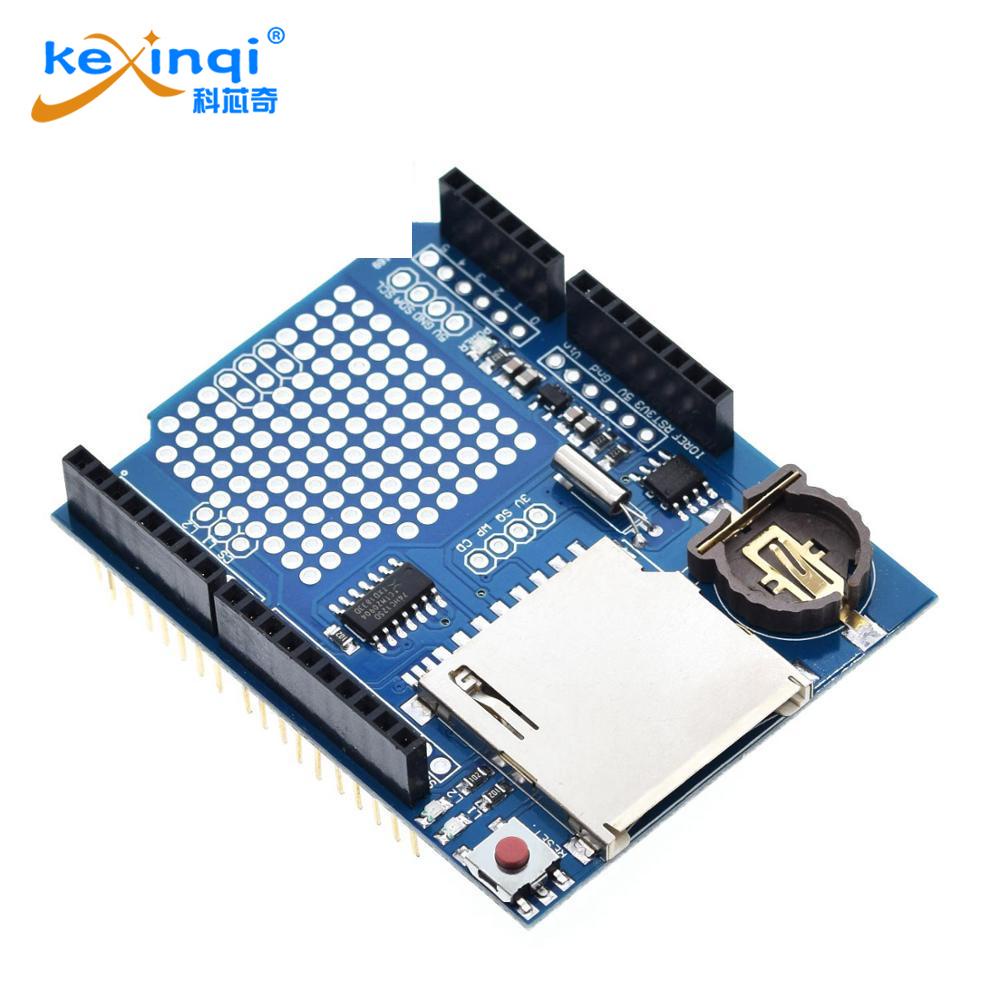 Data Logger Module Logging Recorder Shield V10 For Arduino Uno Sd Card 