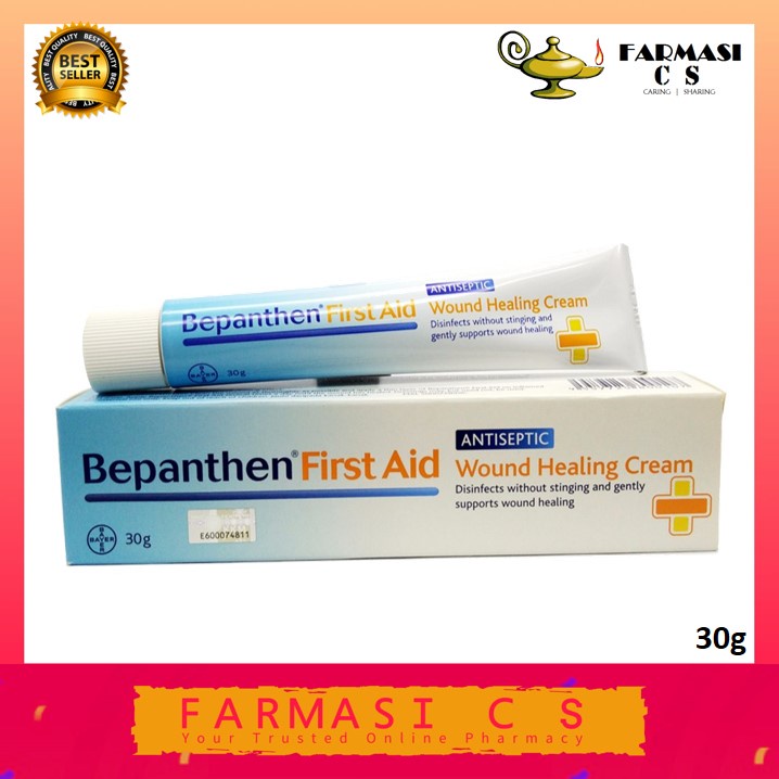 Bepanthen First Aid Antiseptic Wound Healing Cream 30g EXP:03/2027 ...