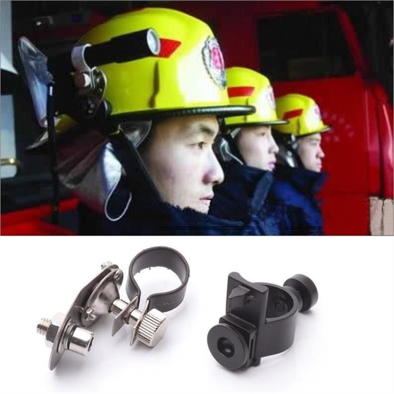 Helmet Headlight Bracket Flashlight Clip Fire-Fighting Strong Light ...
