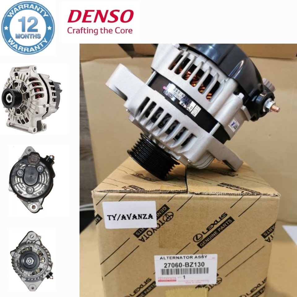 (100% Genuine + 1 Year Warranty) Toyota Avanza 1.5 ALTERNATOR (27060 ...