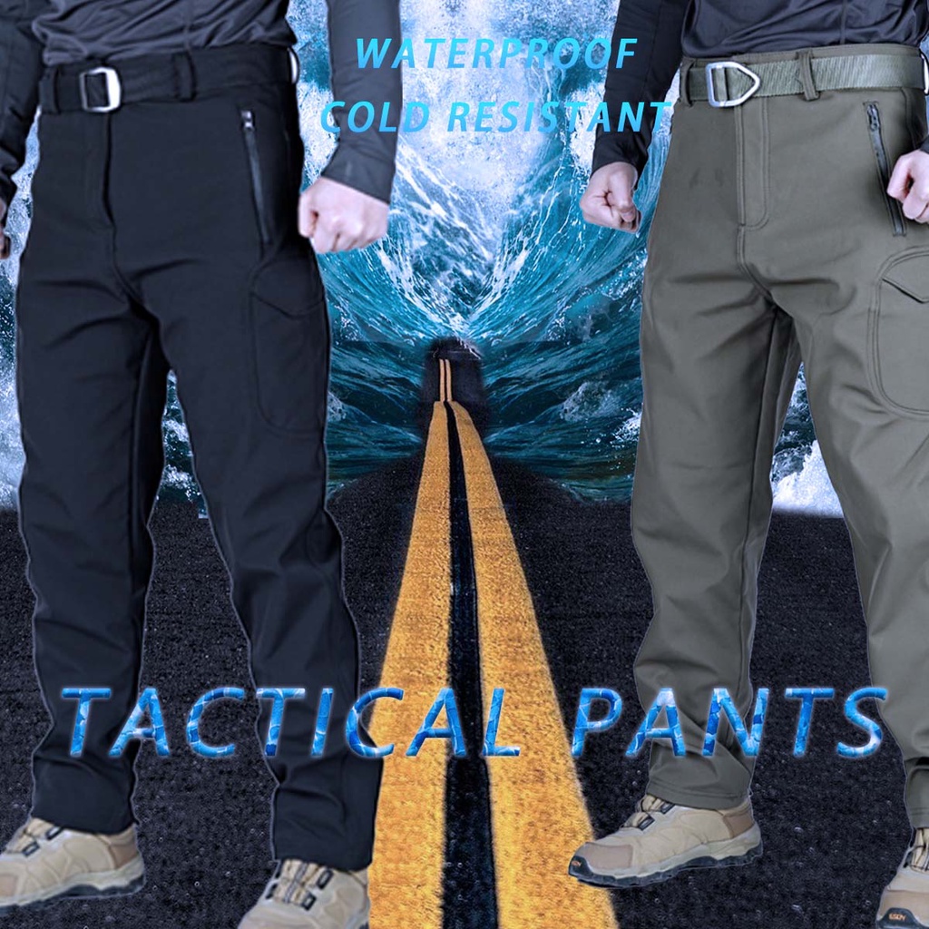 Shark Skin Soft Shell Assault Pants Tactical Pants Men's Multi Bag ...