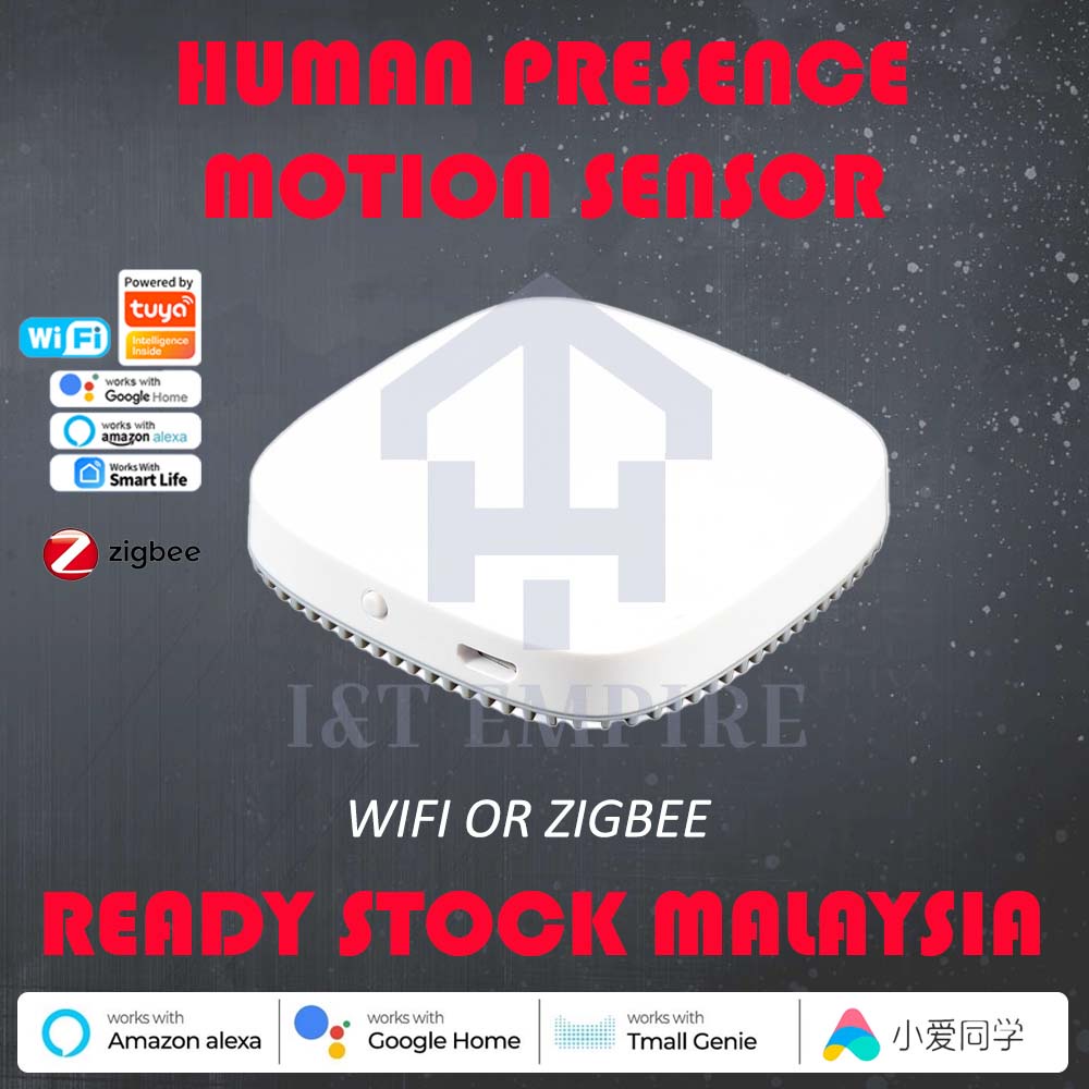 I&T_EMPIRE_ZigBee Wifi MmWave Human Presence Motion Sensor With Luminance/Distance Detection ...