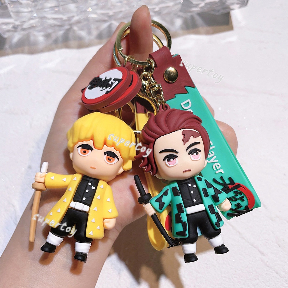 Demon Slayer Keychain Iguro Obanai/ Shinazugawa Sanemi/Kanroji Mitsuri ...