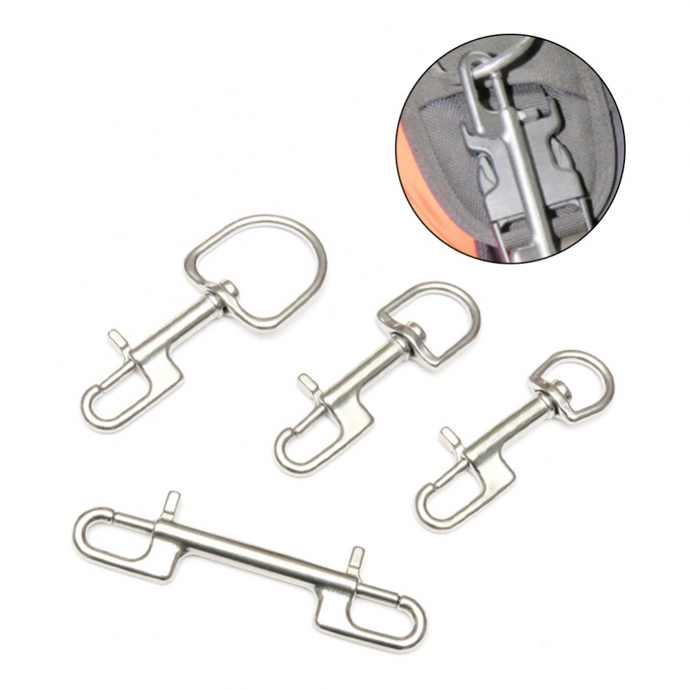 Bolt Snap 316 Stainless Steel Dive Equipment Scuba Diving Swivel Hooks ...