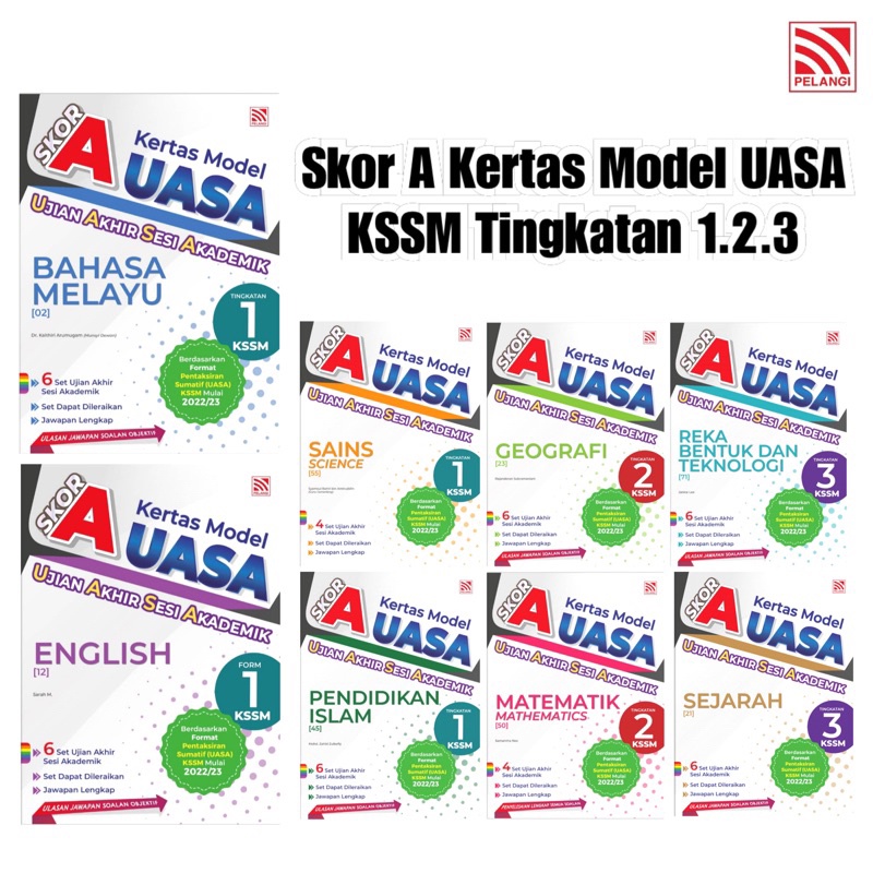 [success] Buku Latihan Skor A Kertas Model Kssm Uasa Tingkatan 1 2 3