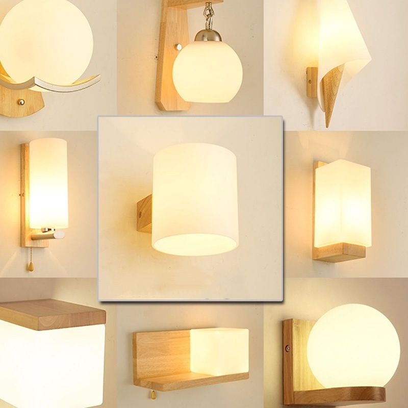 AIMI Lampu Dinding Hiasan Bilik Tidur Ruang Tamu Wall Lamp Japanese ...